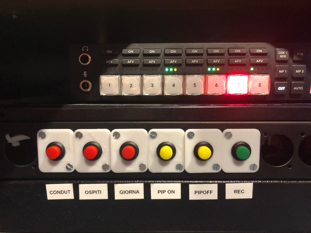 Pulsantiera per vMix e ATEM con Arduino - Michele Cazzulani